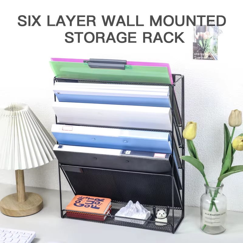Desktop File Organizer Wall Mounted File Organizer, Mail Paper Folder ...
