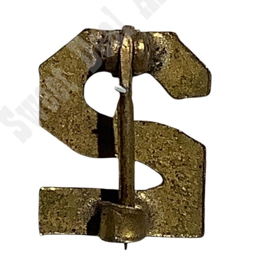 WWI Era Numeric "2", Brass Military C-Clasp Hat / Lapel / Collar Pin 3/ ...