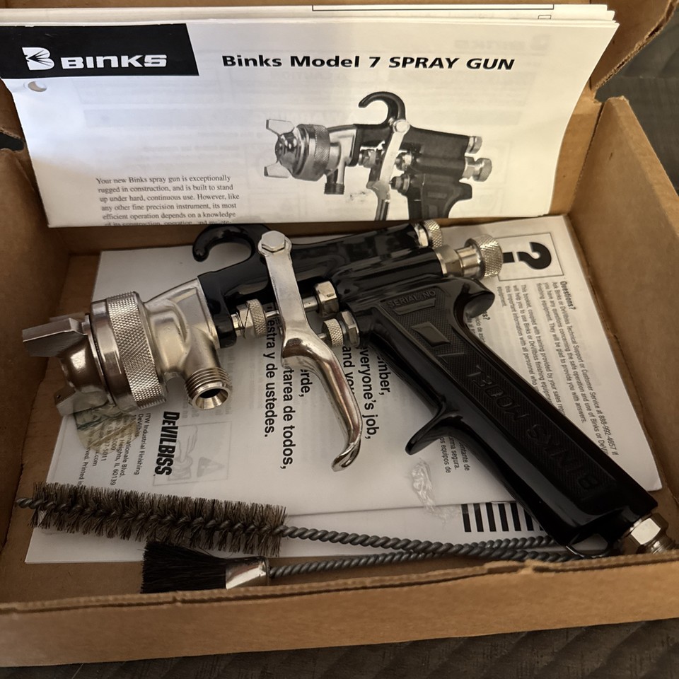 Binks 6100-1808-9 Siphon Spray Gun 0.070In/1.8Mm New | eBay