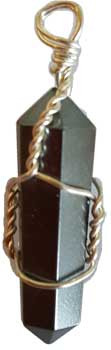 (set of 5) wire wrapped Hematite point | eBay