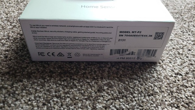 Minut MT-P2 Smart Home Sensor - White for sale online | eBay