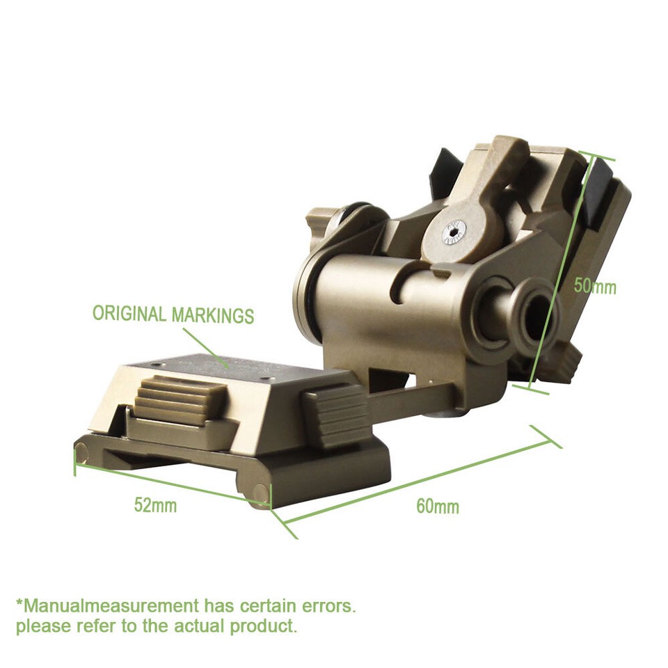 Metal L4G24 NVG Helmet Mount and Metal J Arm NVG Bracket for PVS14 ...