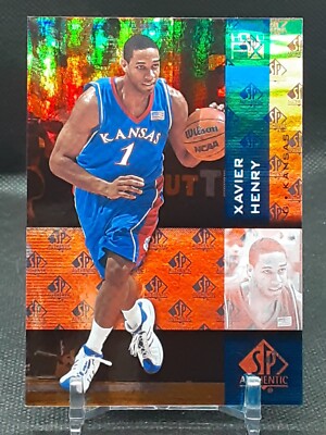 XAVIER HENRY 2010-11 SP AUTHENTIC HOLO F/X KANSAS JAYHAWKS | eBay