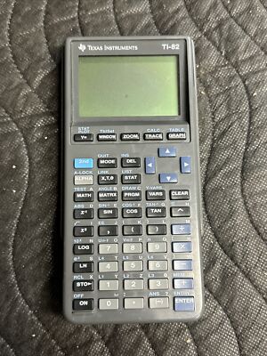 Texas Instruments TI-82 Graphing Calculator with Hard Case Tested Works ...