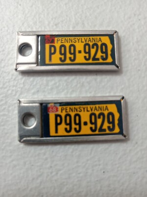 Disabled American Veterans Mini Pennsylvania License Plate Keychain ...