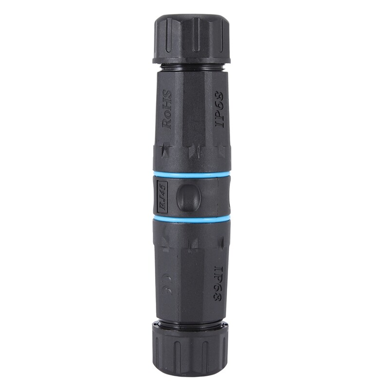 5 Pcs RJ45 Connectors IP68 Shielded (STP) Cat6 Ethernet LAN Cable1417 ...