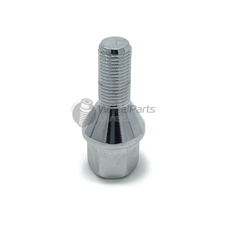 12x1.25mm Tapered 22mm Thread 17mm Hex Chrome Wheel Bolt | eBay UK