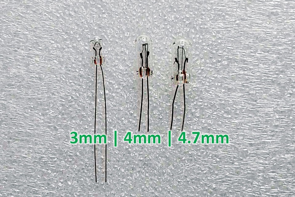 (25) 4mm 14V 80mA GM Chevy Buick Honda Toyota Climate Control Radio ...