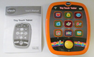 Vtech Tiny Touch Tablet Animals Music Numbers Letters w Instruction ...