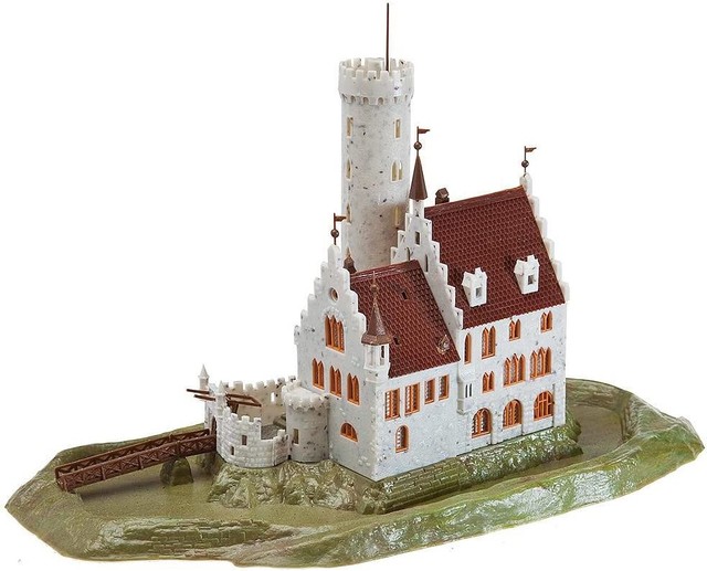 N Scale FALLER Castle With Moat Assembled # 232242 for sale online | eBay