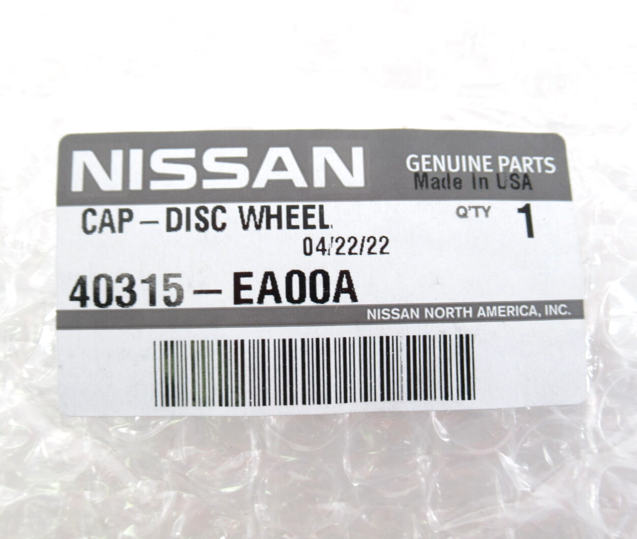Genuine OEM Nissan 40315-EA00A Center Cap Cover (1) 2005-2020 Frontier ...
