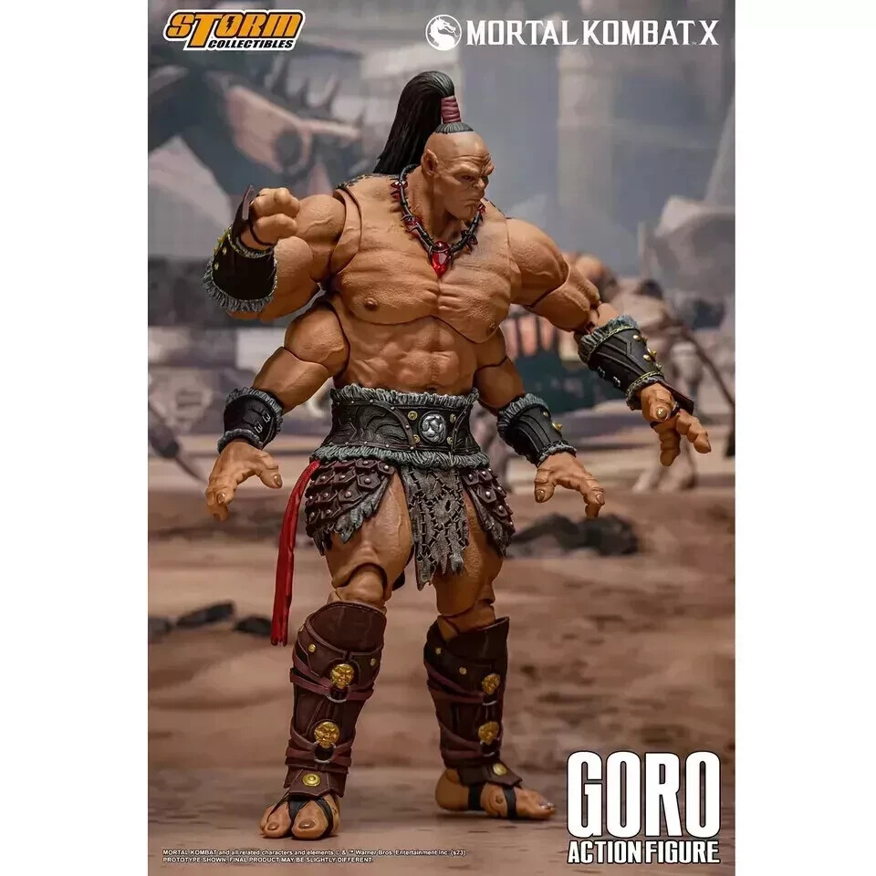 In Stock New Storm Toys Dcmk18 1/12 Mortal Kombat Goro 6" Action Figure ...