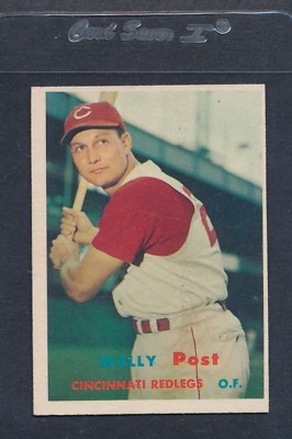 1957 Topps #157 Wally Post Reds EX *2854 | eBay