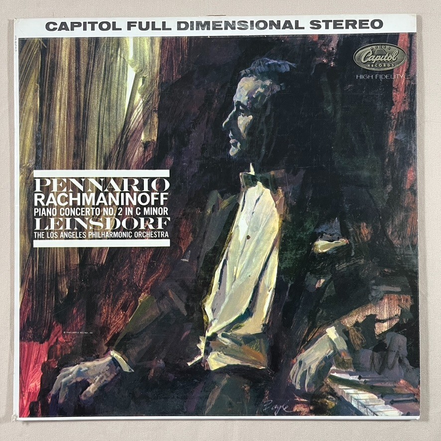 LEONARD PENNARIO Piano Concerto No. 2 In C Minor 1961 LP Capitol SP ...