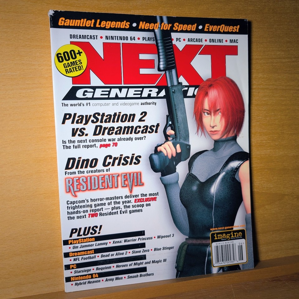 Next Generation Magazine June 1999 Dino Crisis Capcom NO LABEL | eBay