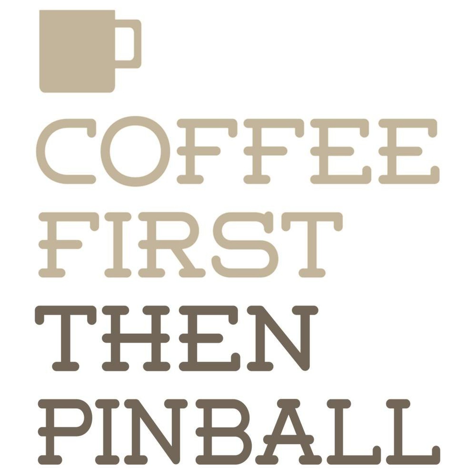 CafePress Coffee Then Pinball Mugs 11 oz Ceramic Mug (1606820819) | eBay