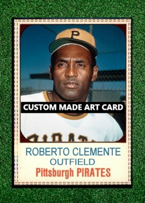 Roberto Clemente Pittsburgh Pirates Custom Made ACEO Baseball Art Card ...