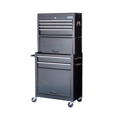 SGS Mechanics 6 Drawer Tool Box Chest & Roller Cabinet, Smooth Drawers ...