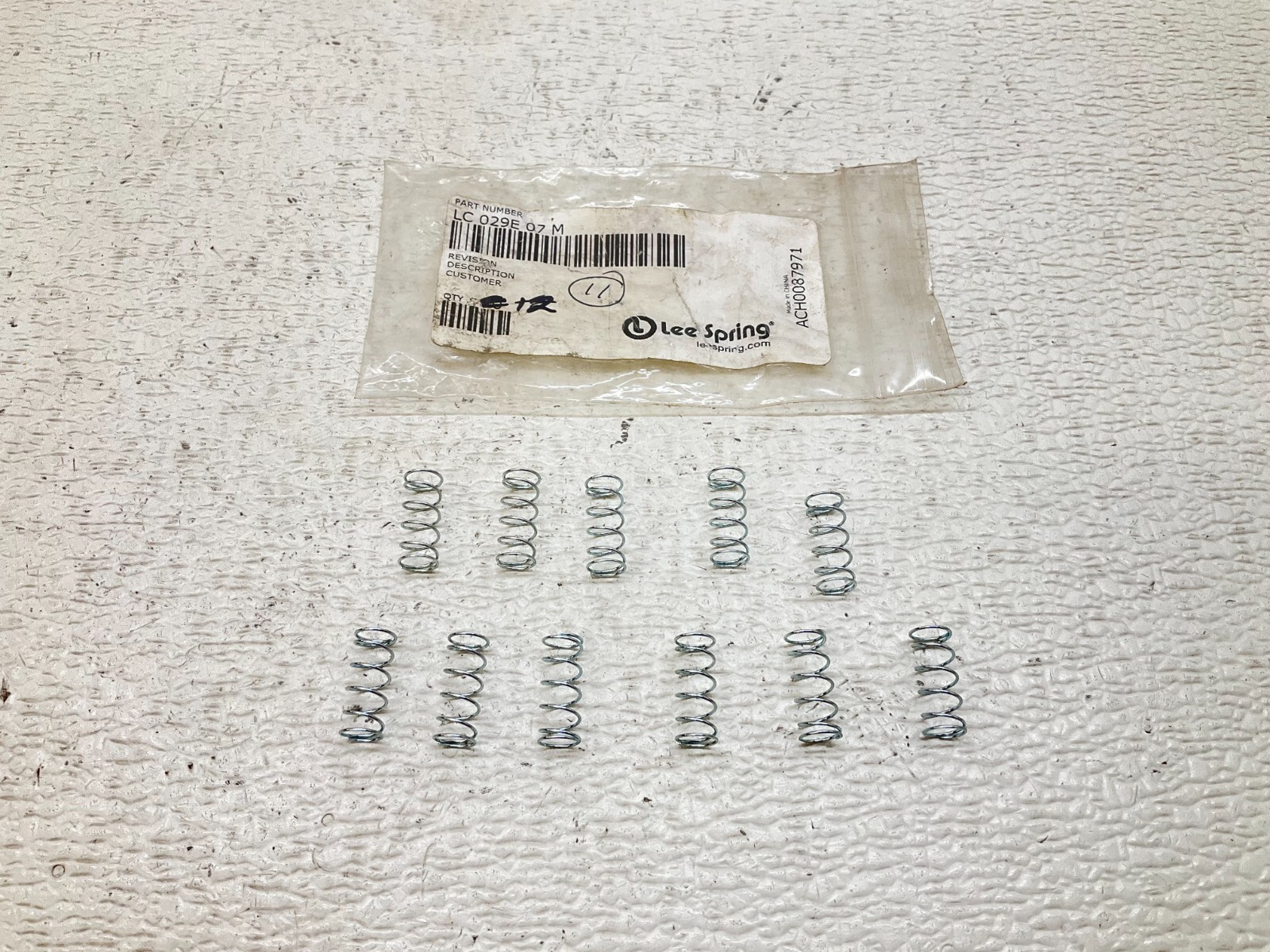 Lee Spring LC 029E 07 M Spring Compression Kit LC029E07M Lot of 11 (TSC ...