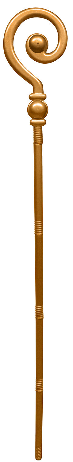 54" Adult Gold Shepherd Riddler Staff Pope Bishop Crosier Costume ...