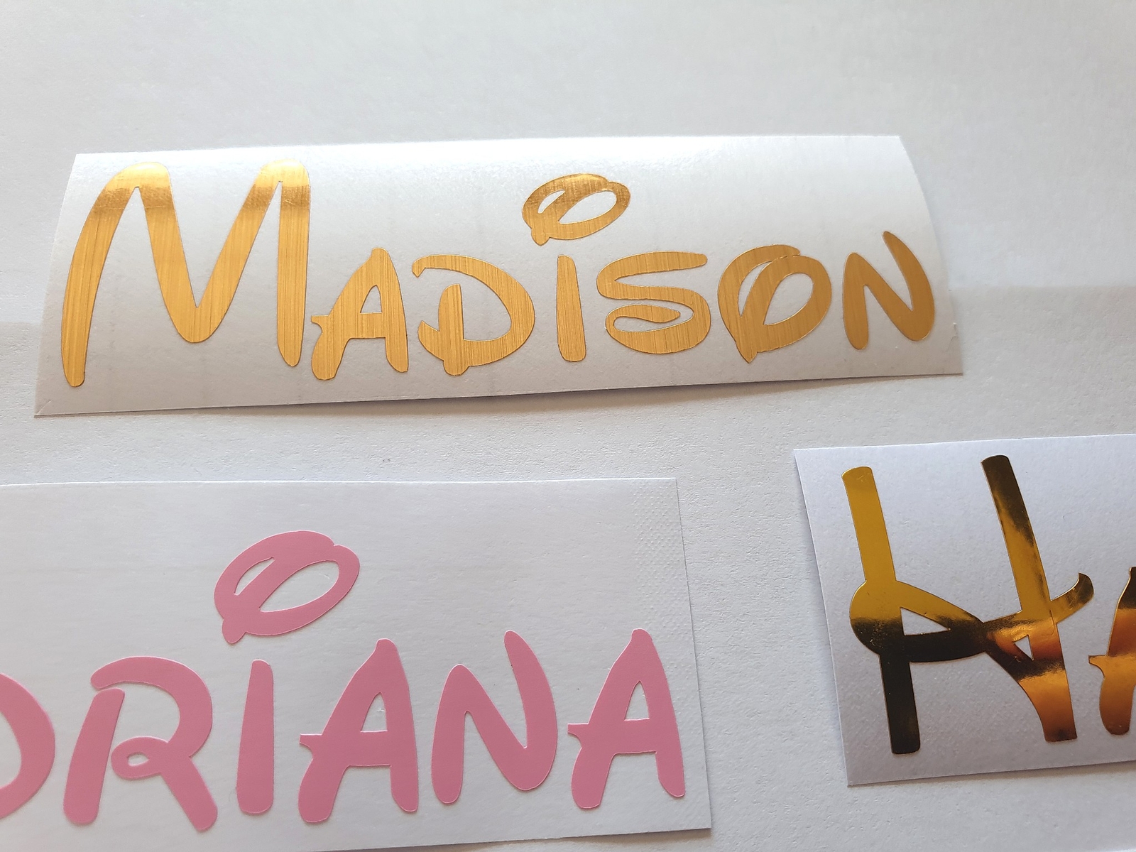 Personalised Disney Name Sticker for Water Bottle Vinyl Girls or Boys ...