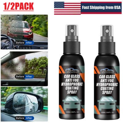 2× Water Repellent Spray Car Glass Anti-rain Liquid Windshield Mirror ...