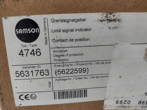 Interruptor De Limite Samson 4746 Grentz | eBay