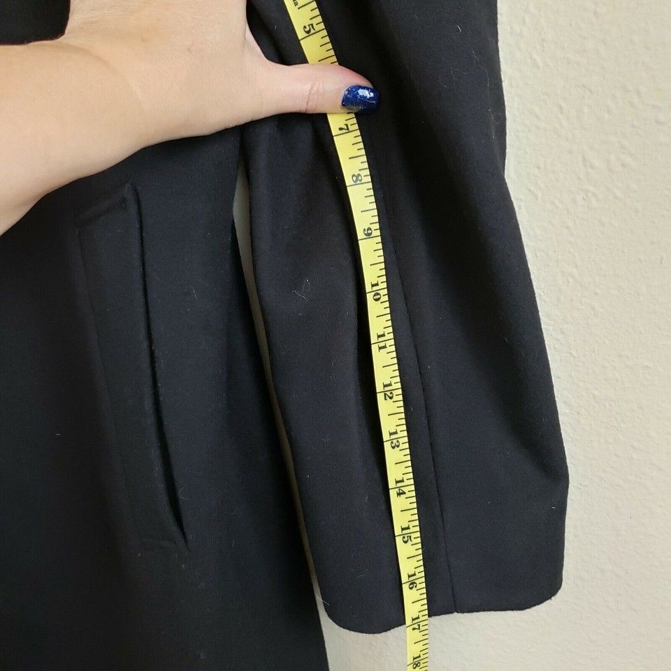 Michael Kors Mens Black Cashmere Fully Lined Long Blazer Jacket Size ...