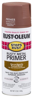 Rust,Oleum 7769830 Stops Rust Spray Paint, 12-Ounce, Flat Rusty Metal ...