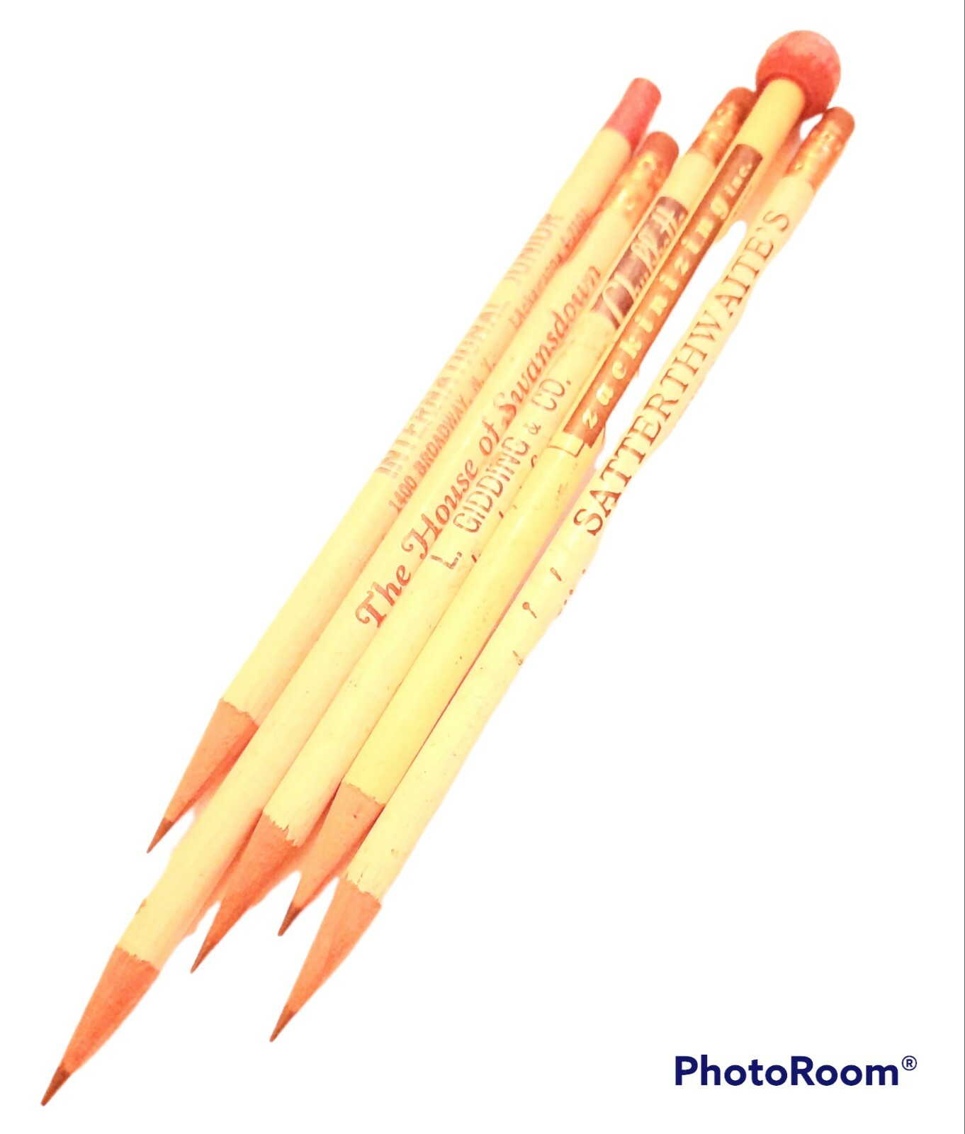 Vintage Advertising Pencils Lot Of 5 New York Clothier, Garment Maker's ...