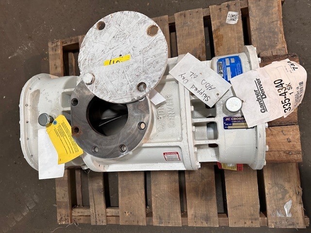 GARDNER DENVER 5CDL13KZ Cyclo-Blower Helical Rotary Screw Type Blower ...