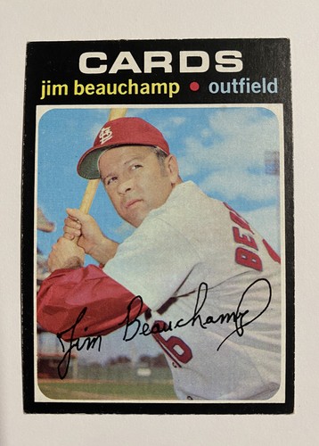 1971 Topps #322 Jim Beauchamp St. Louis Cardinals VIntage Baseball Card ...
