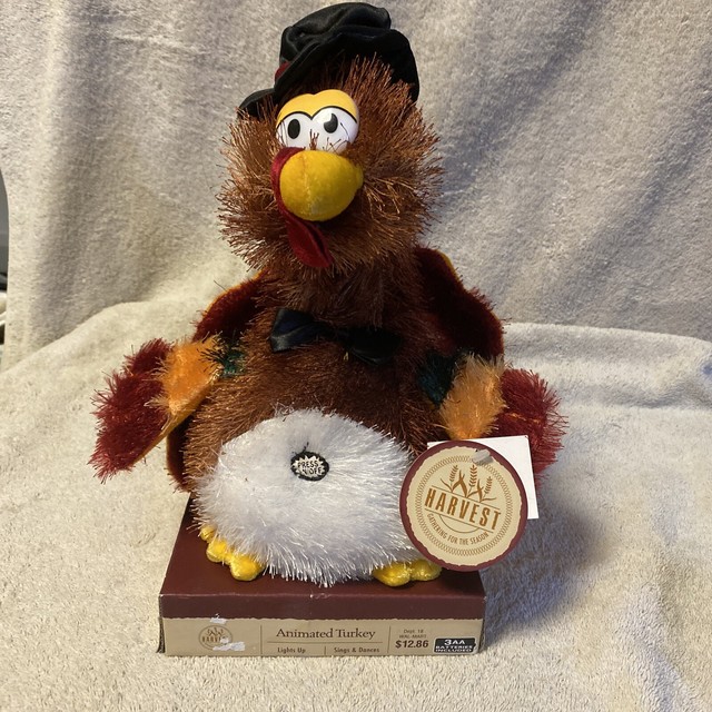 Thanksgiving Turkey Animated Musical Plush Singing Dancing by Dan Dee ...