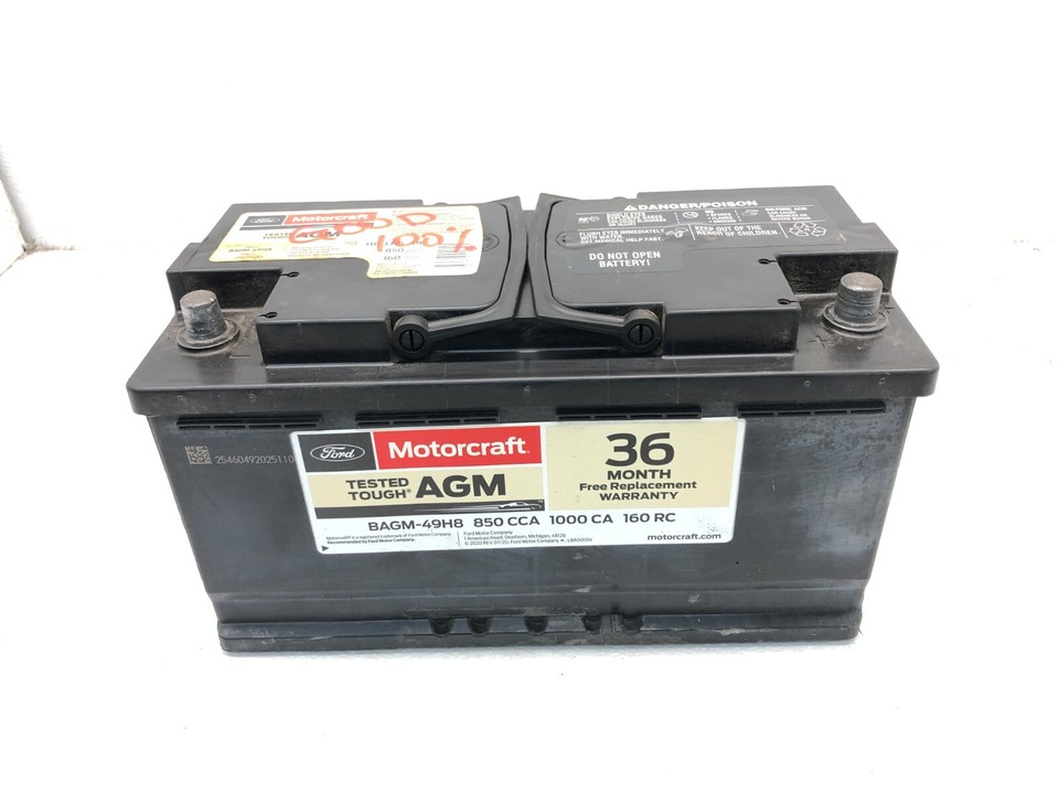 FORD MOTORCRAFT BAGM-49H8 H8 LN5 49 850 CCA 160RC 12 V AGM BATTERY | eBay