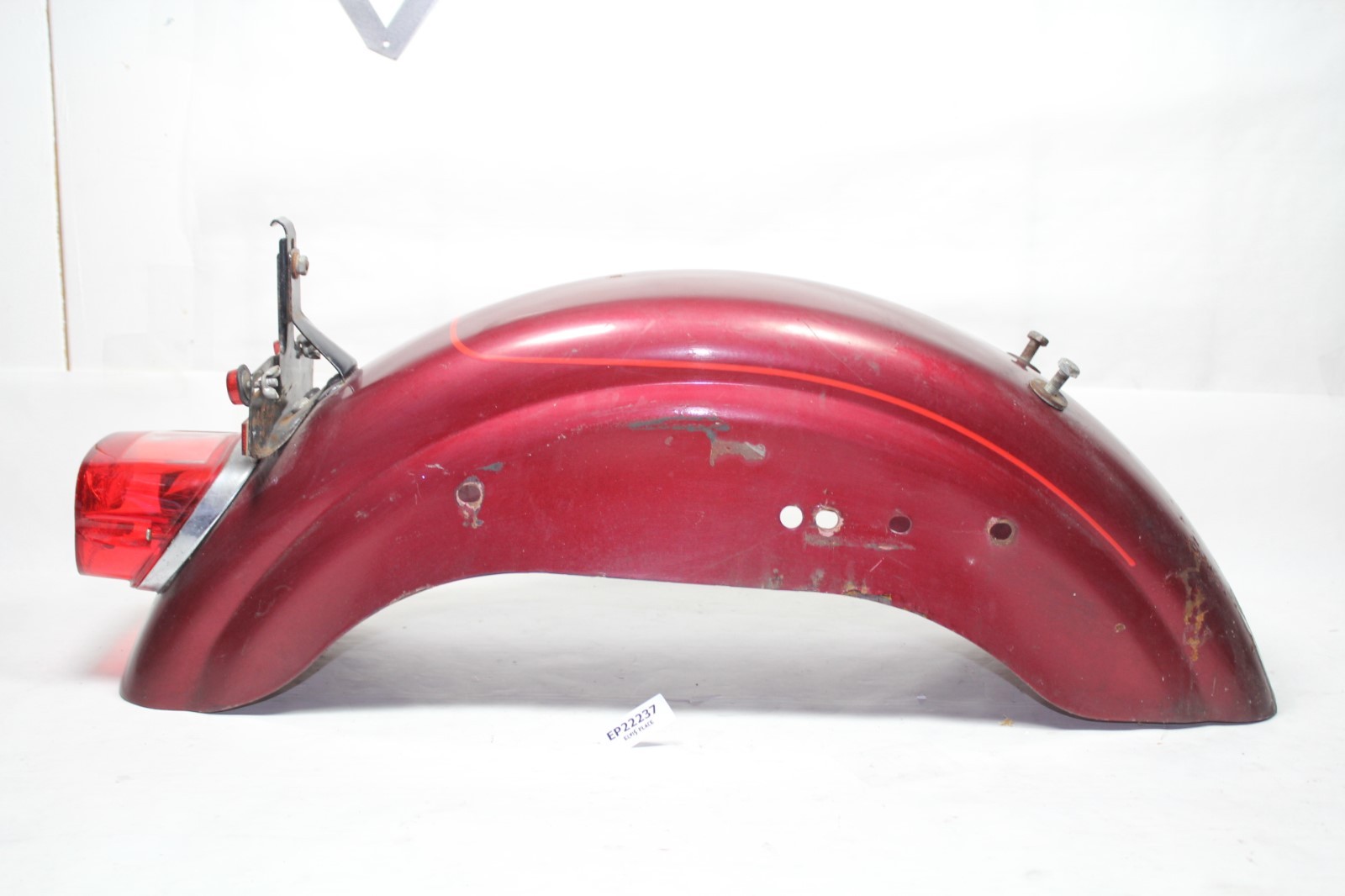 FXR rear fender w/ FREE taillamp Harley FXRT FXRD FXLR FXRP FXRS Red ...