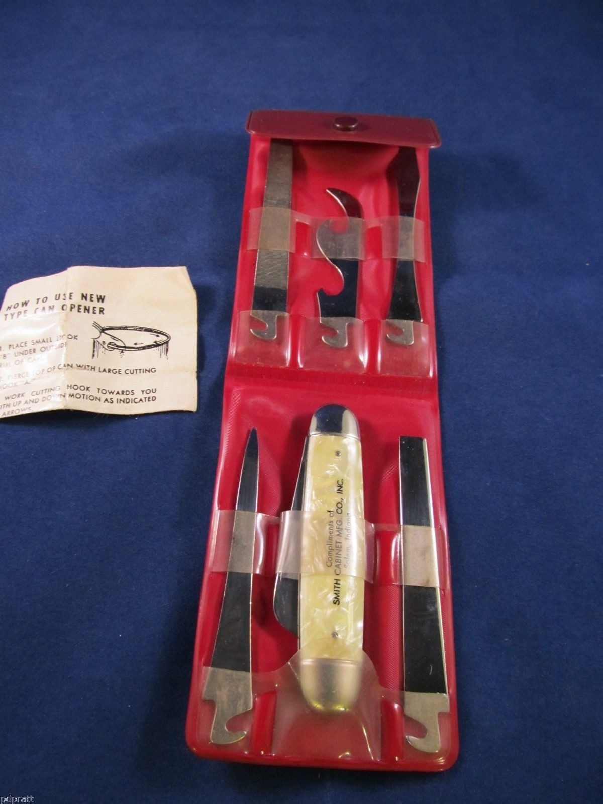 Vintage Imperial Tool Kit With Zippered Case - Handle & 6 Tools Mint ...