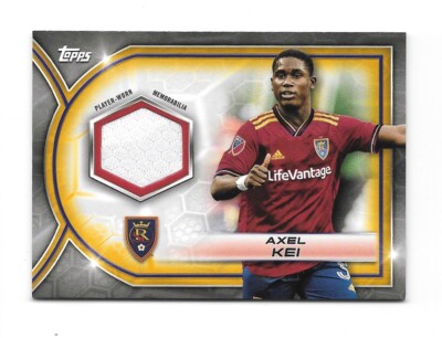 2023 MLS AXEL KEI MLS Gold Relic Card 47/50 -REAL SALT LAKE- #R-AK | eBay