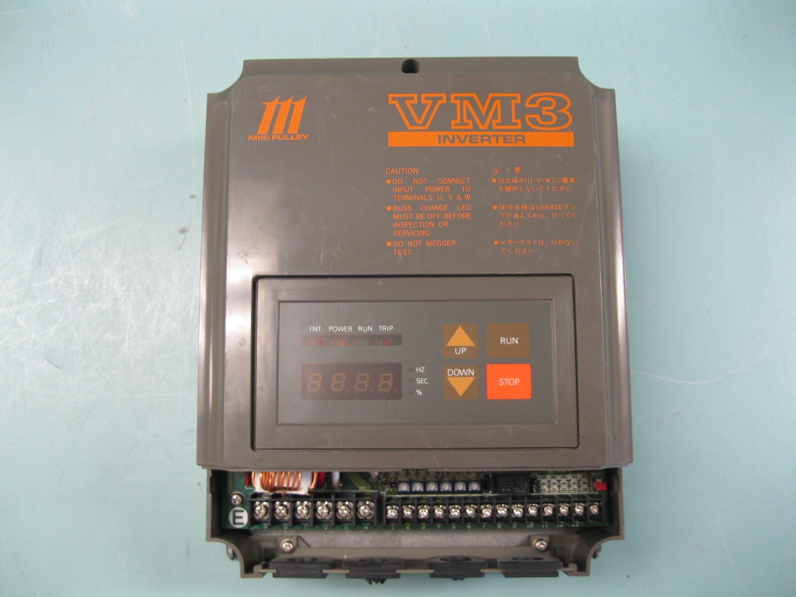 Miki Pulley VM3-07 Inverter (200/220V 50/60Hz) E18 | eBay