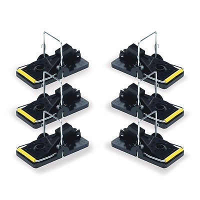 6 SNAP E Mouse / Mice Control Snap Traps Easy to Set Reusable Trap | eBay