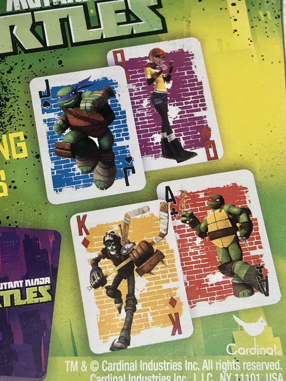 Nickelodeon 2014 Teenage Mutant Ninja Turtles Jumbo Playing Cards TMNT ...