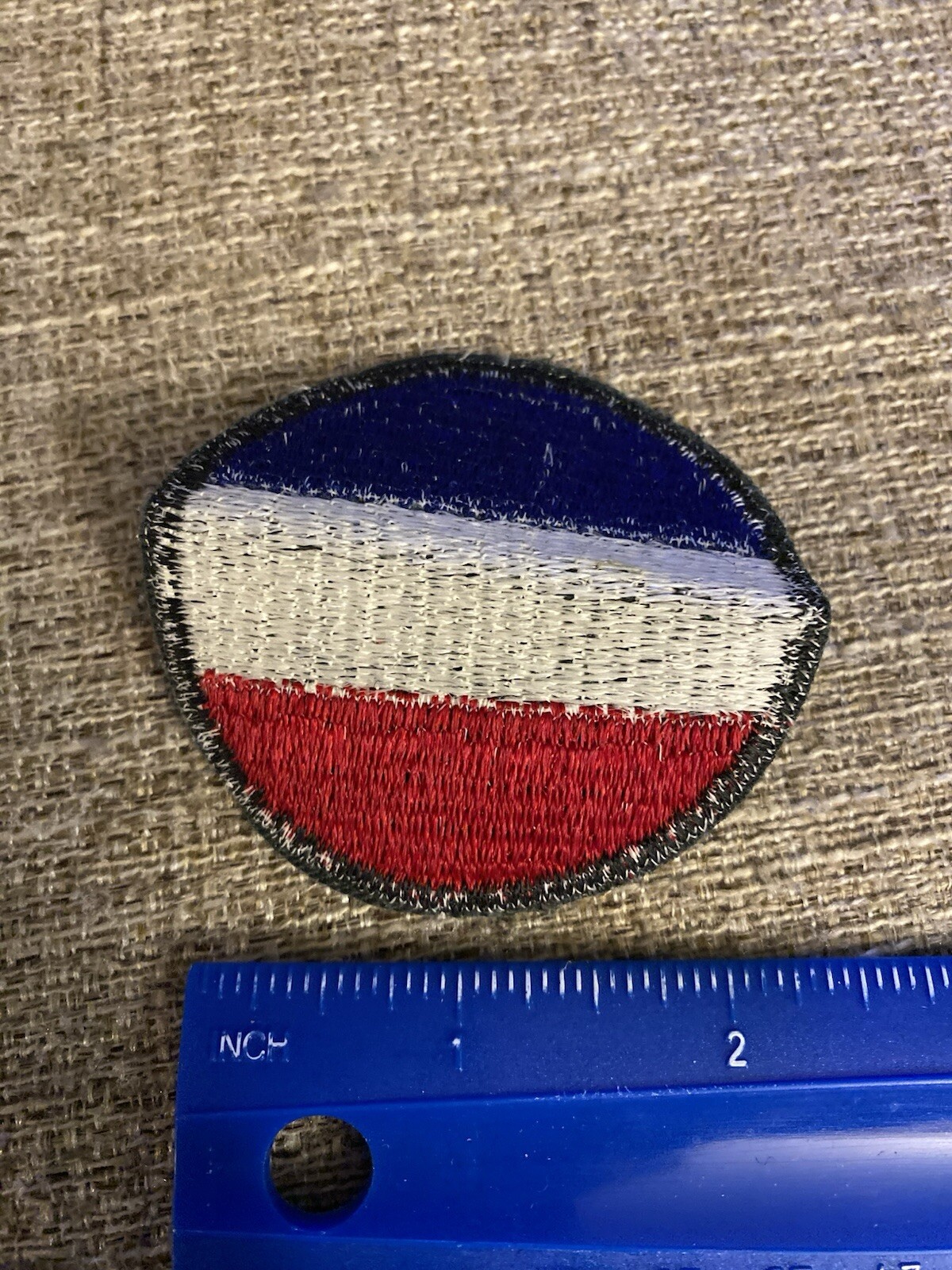 US Army Ground Forces Patch Round Red White Blue INV10083 | eBay
