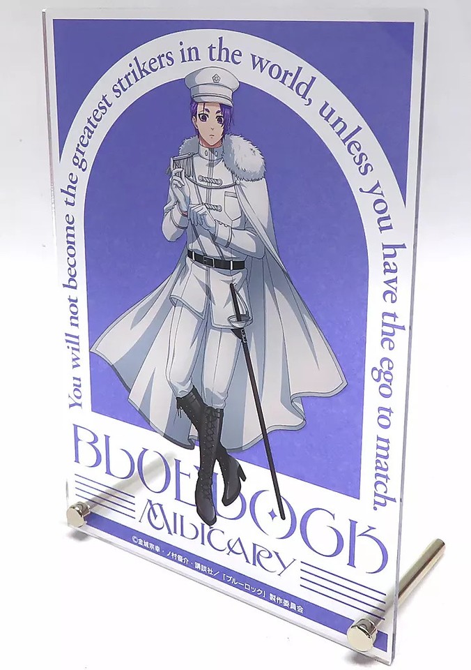 Blue Lock Mikage Reo Acrylic Stand Panel A5 Blue Military Ver. Stellamap | eBay