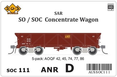 SDS Models SAR SO/SOC Concentrate Wagon 5-pack ANR-D, on SALE ** | eBay ...