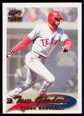 1999 Pacific Paramount Cooper #234 Tom Goodwin Texas Rangers Baseball ...