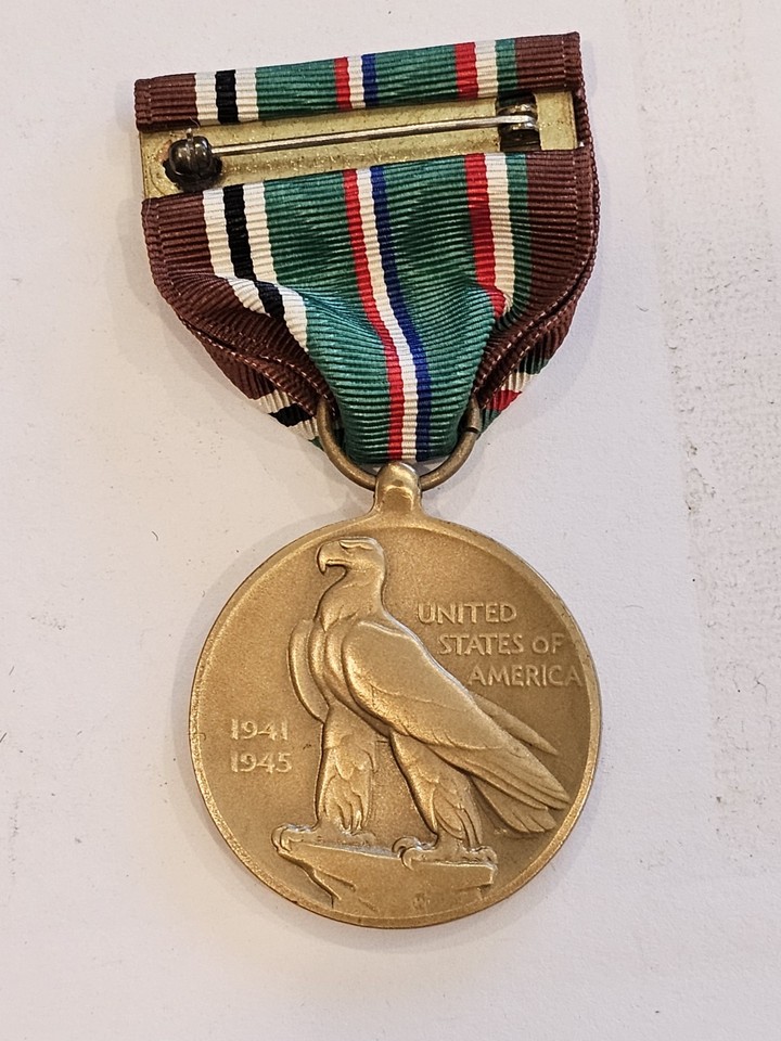 WWII US Army EAME Europe Italy Africa Campaign Medal L@@K!!! | eBay