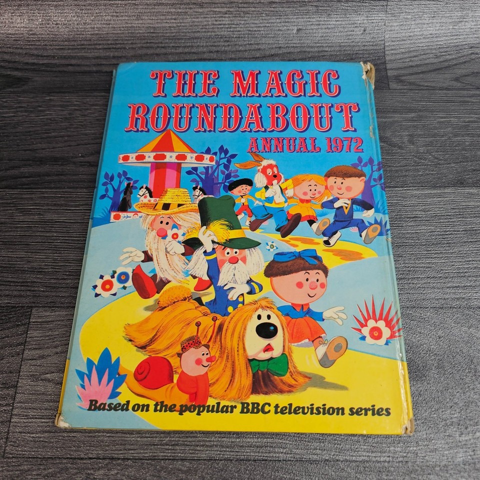 The Magic Roundabout Annual 1972 Vintage Book Based On BBC TV Series ...