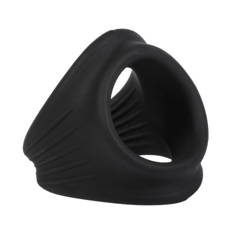Male Scrotum Testicle Squeeze Rings Cage Soft Stretcher Cbt Enhancer