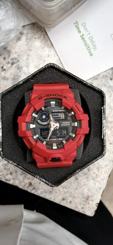 casio g shock GA-700 red | eBay