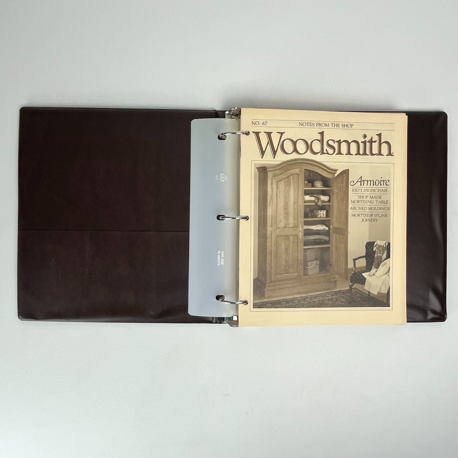 1 BINDER + Lot of Woodsmith Magazines - CHOOSE YOUR LOT, Empty Binder ...