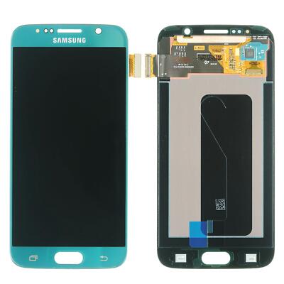 Samsung Galaxy S6 SM-G920F Display Anzeige Bildschirm Glas, blau | eBay.de